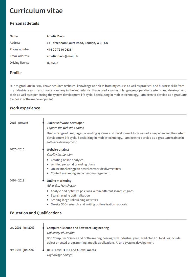 Buat CV profesional Anda secara online dengan mudah - CVMaker.co.id