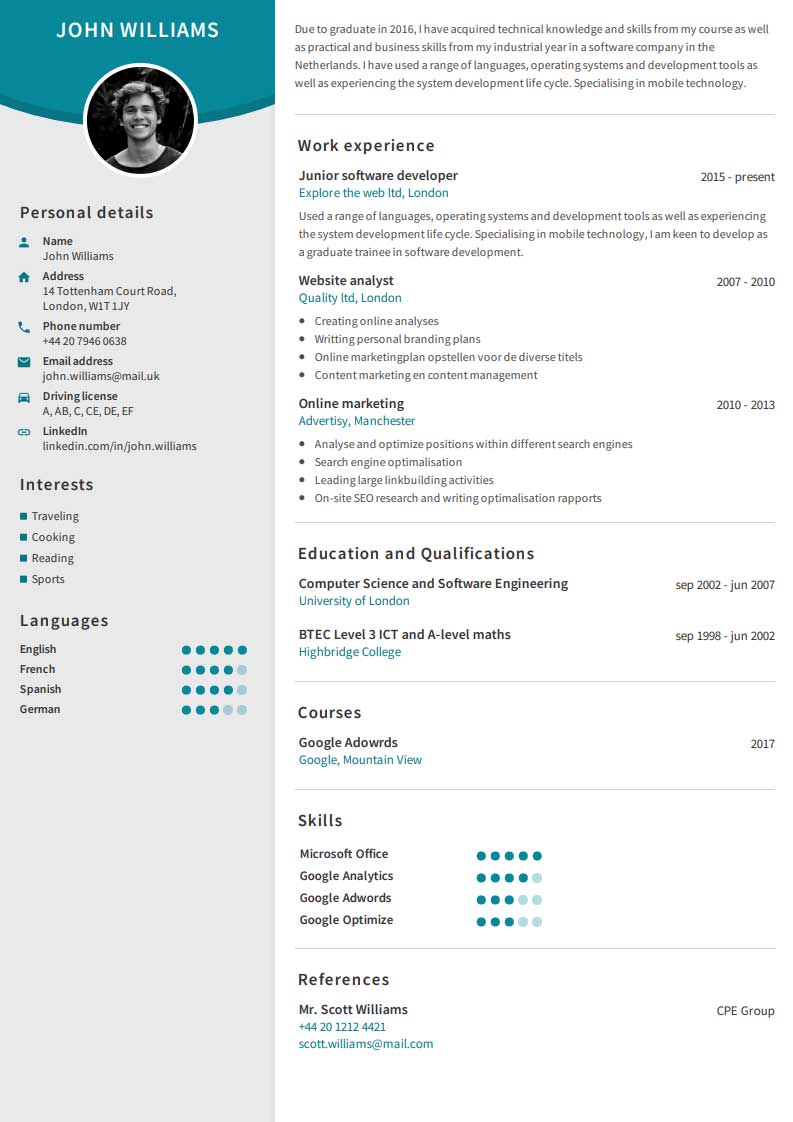 Contoh & Template CV untuk semua pekerjaan - CVMaker.co.id