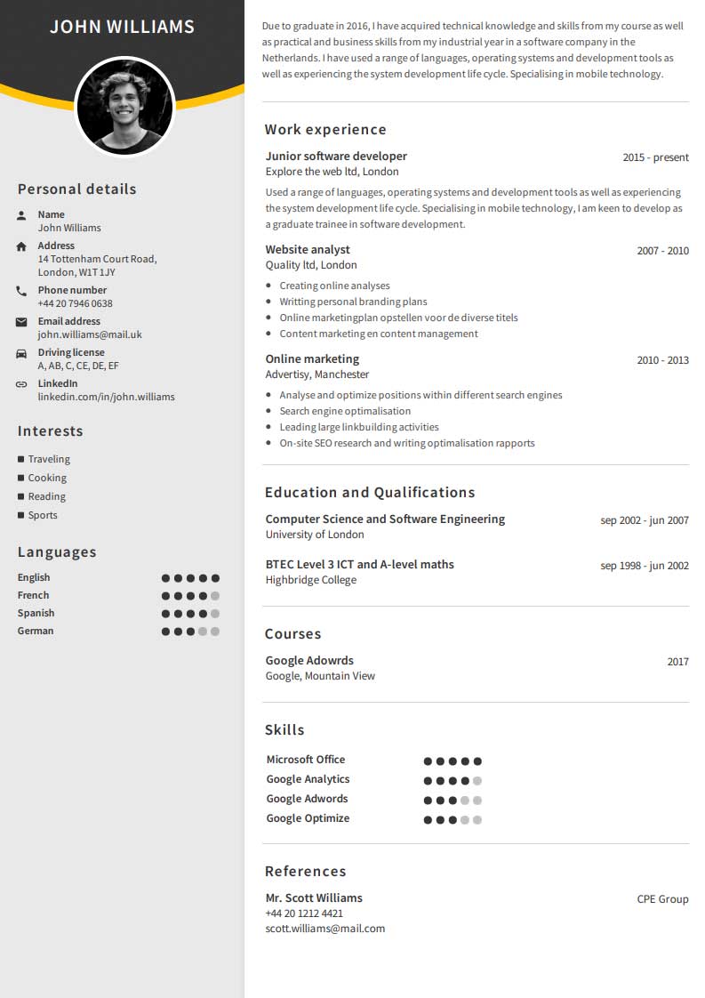 Buat CV profesional Anda secara online dengan mudah - CVMaker.co.id